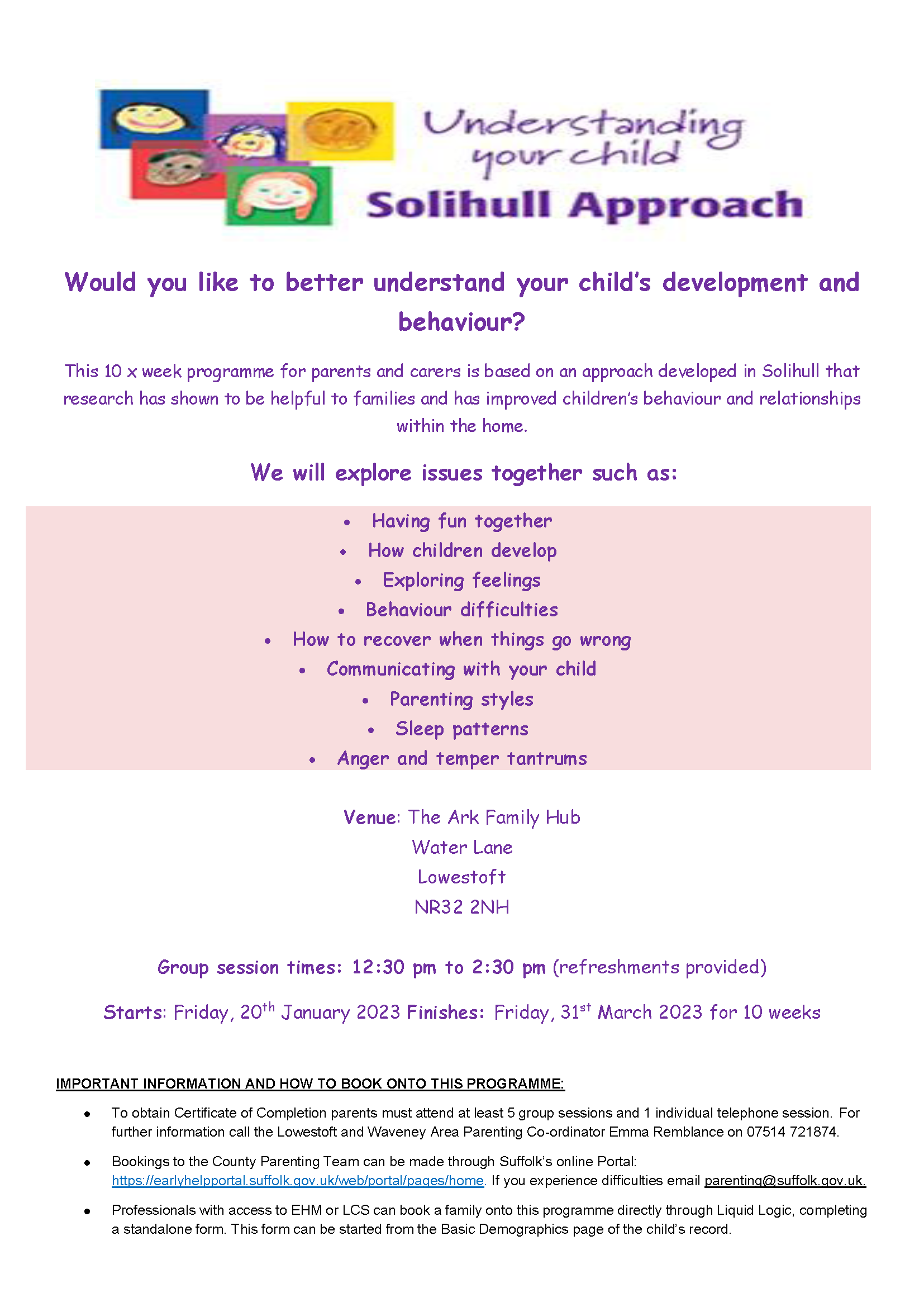 Ormiston Denes Academy - Parent/ Carer Mental Health